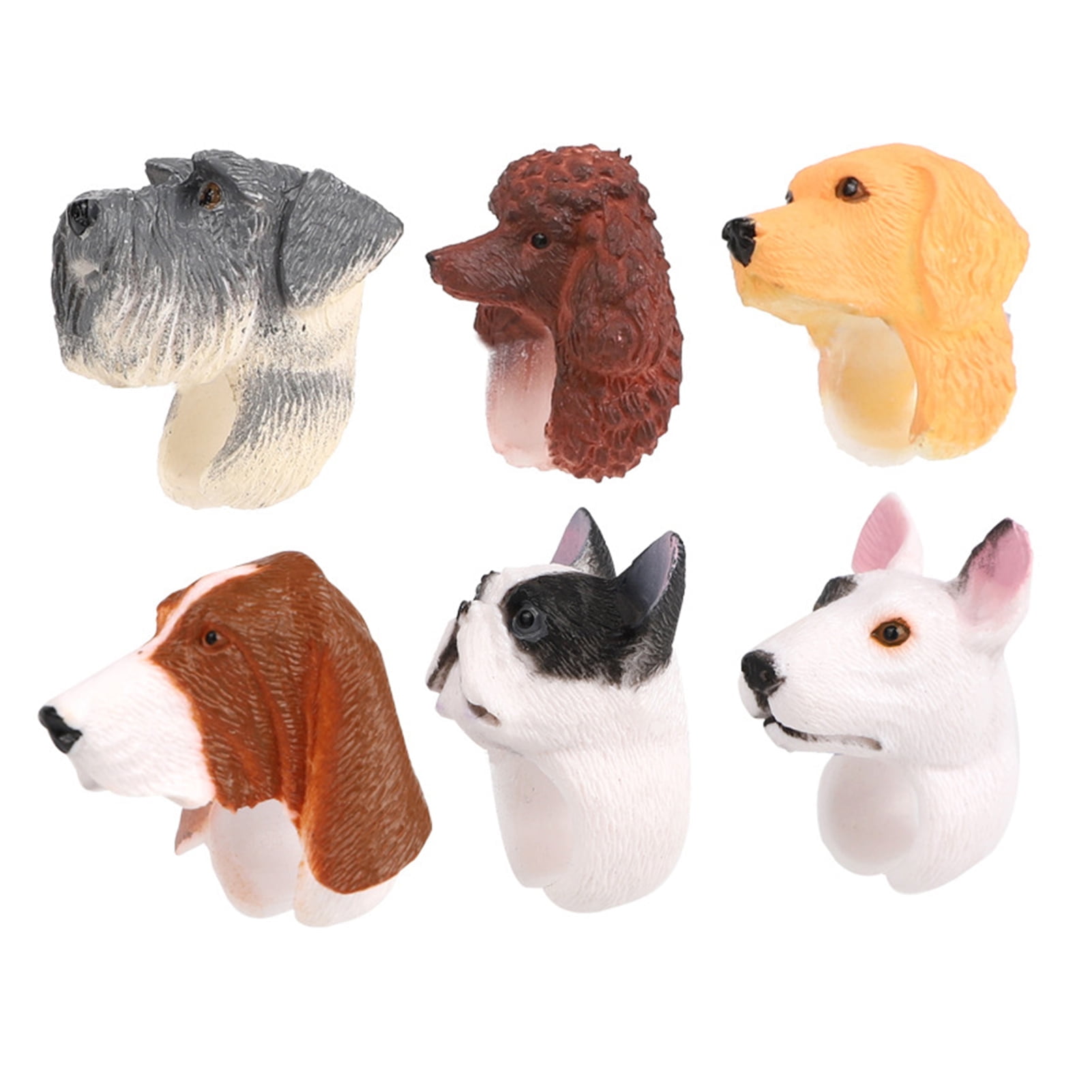 StarBay Model Toy 6Pcs Dinosaur Ring Fine Texture Early Learning Cognition Educational Toys ...