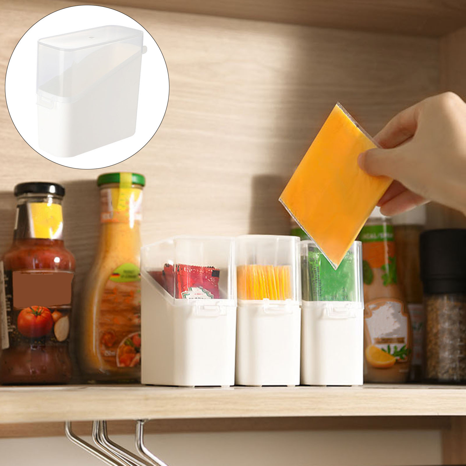 StarBay PP Material Storage Box Kitchen Storage Box Tea Seasoning ...