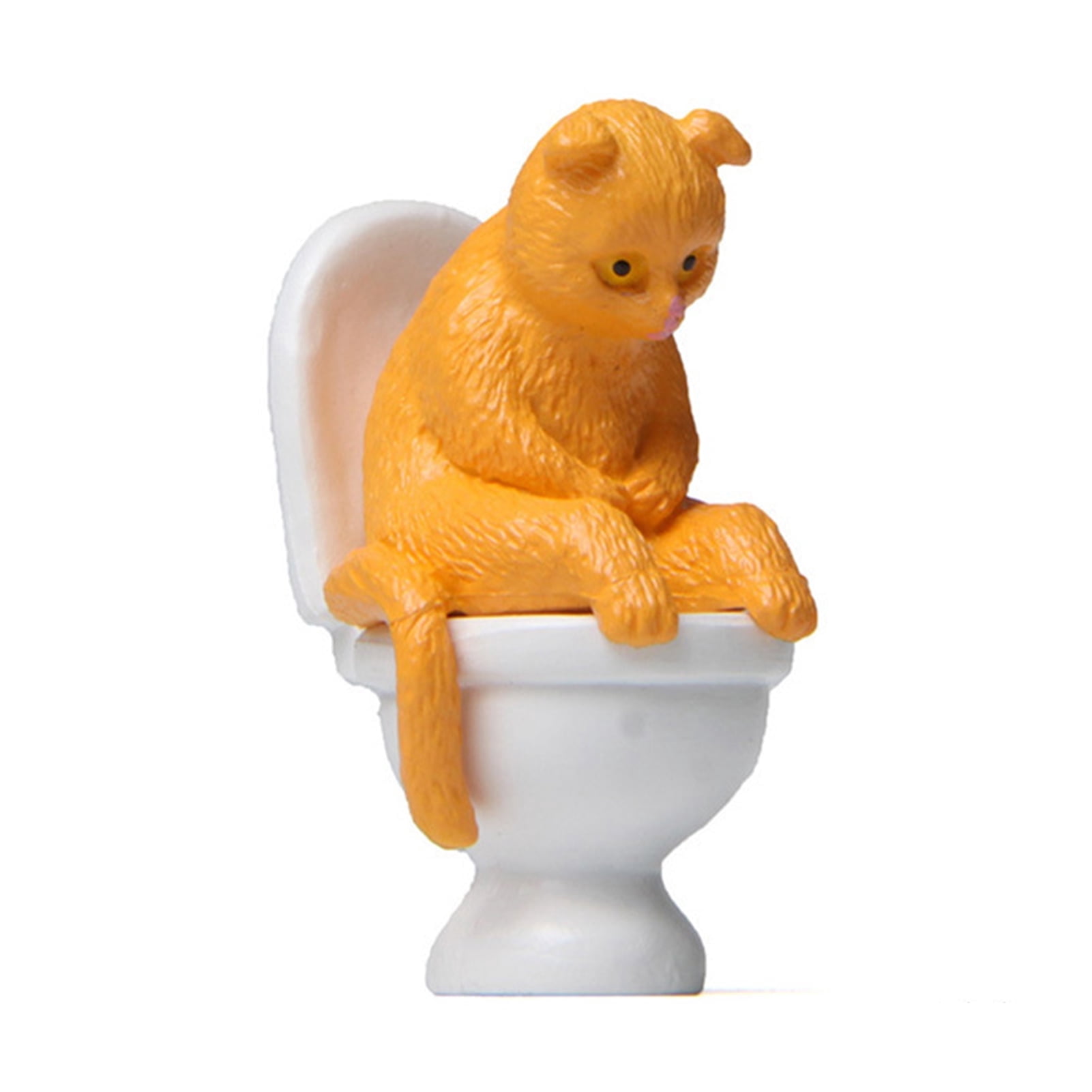 StarBay PVC Mini Model High Simulation Vivid Expression Toilet ...