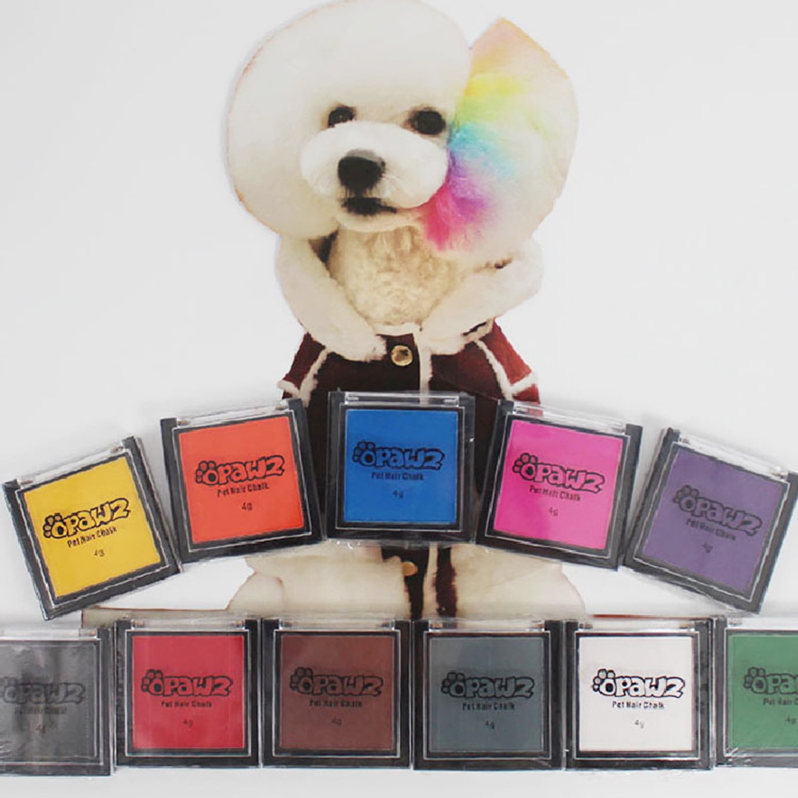 StarBay Pet Hair Dyeing Powder Single Color Pet Blush Fast Dyeing Pet ...