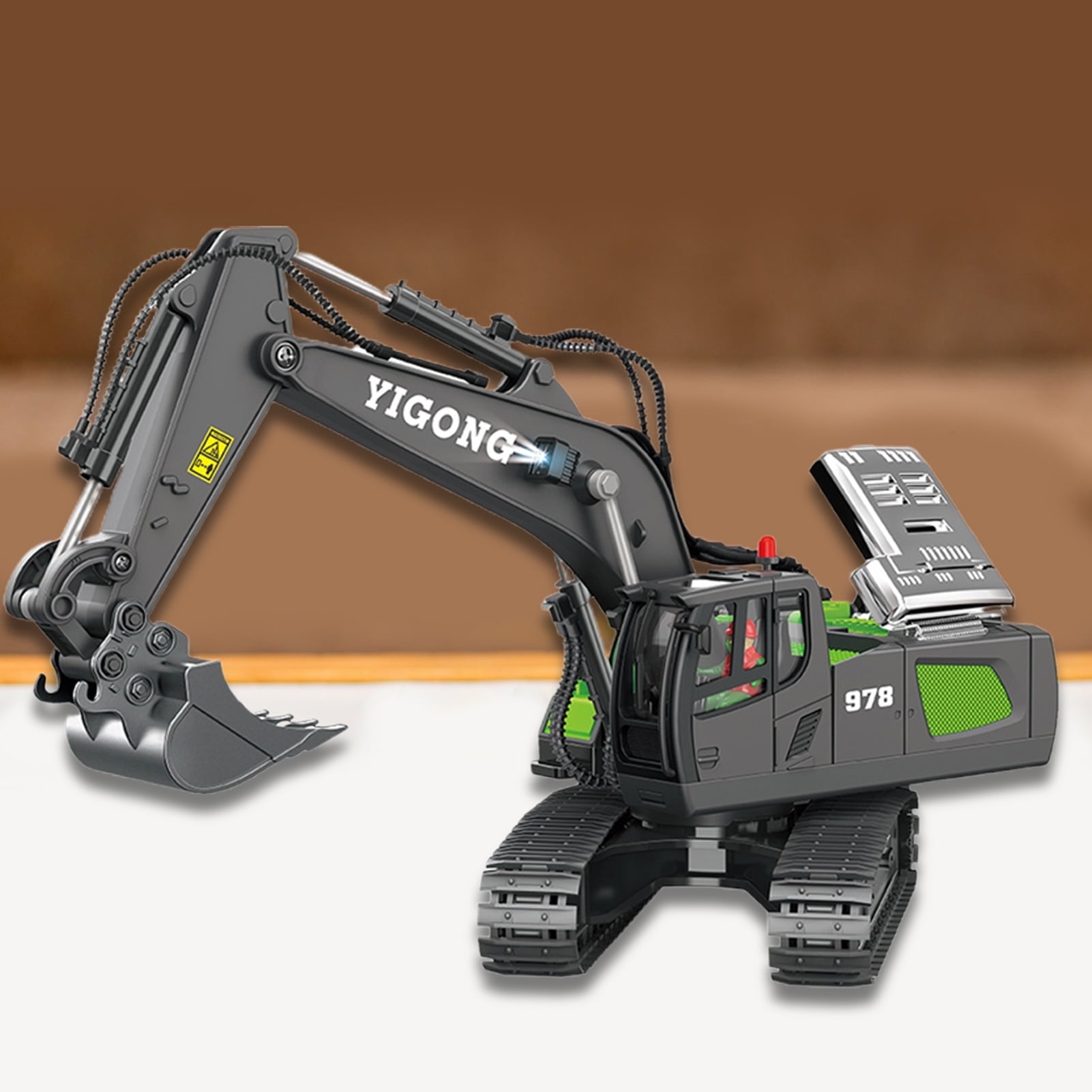 StarBay Remote Control Excavator Excavator Toy Flexible Digging Arm ...