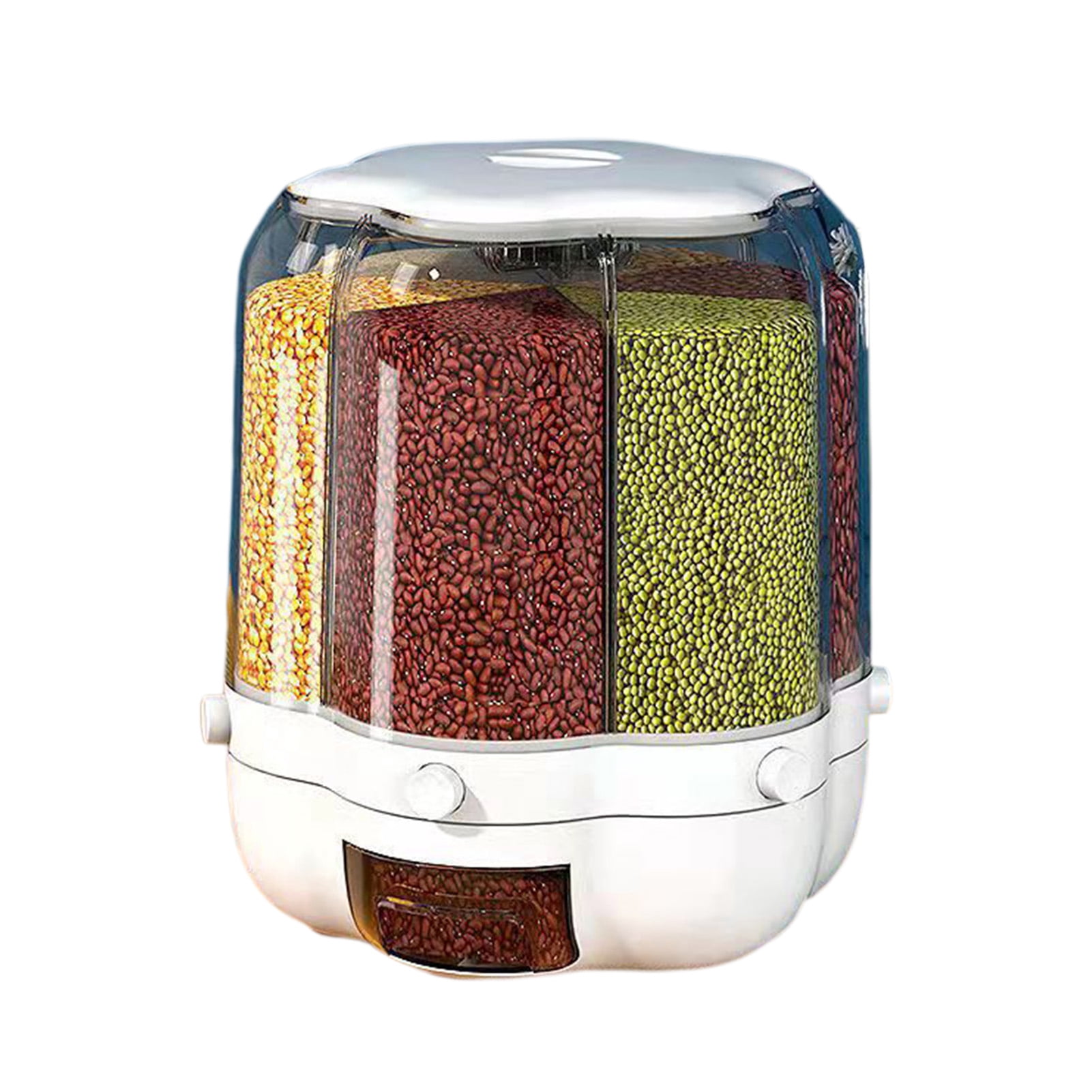 StarBay Rice Storage Box Rice Container 360 Degree Rotation Removable ...
