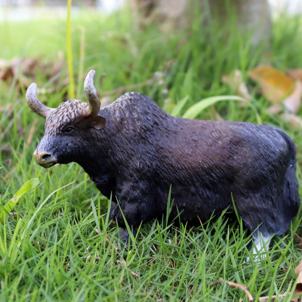 StarBay Simulation Bull OX Yak PVC Model Figurine Table Decor Kids ...
