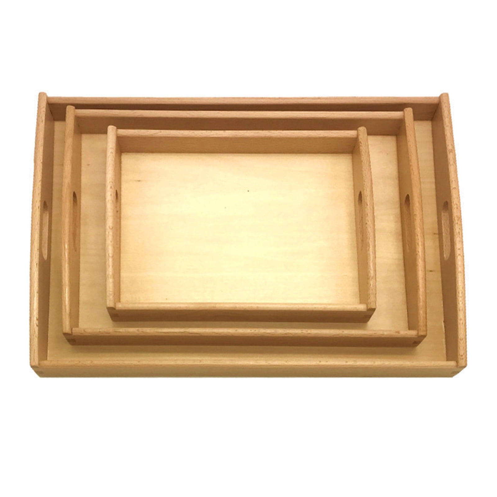 StarBay Storage Tray Wooden Organizer Early Teaching Aid Preschool Kids ...