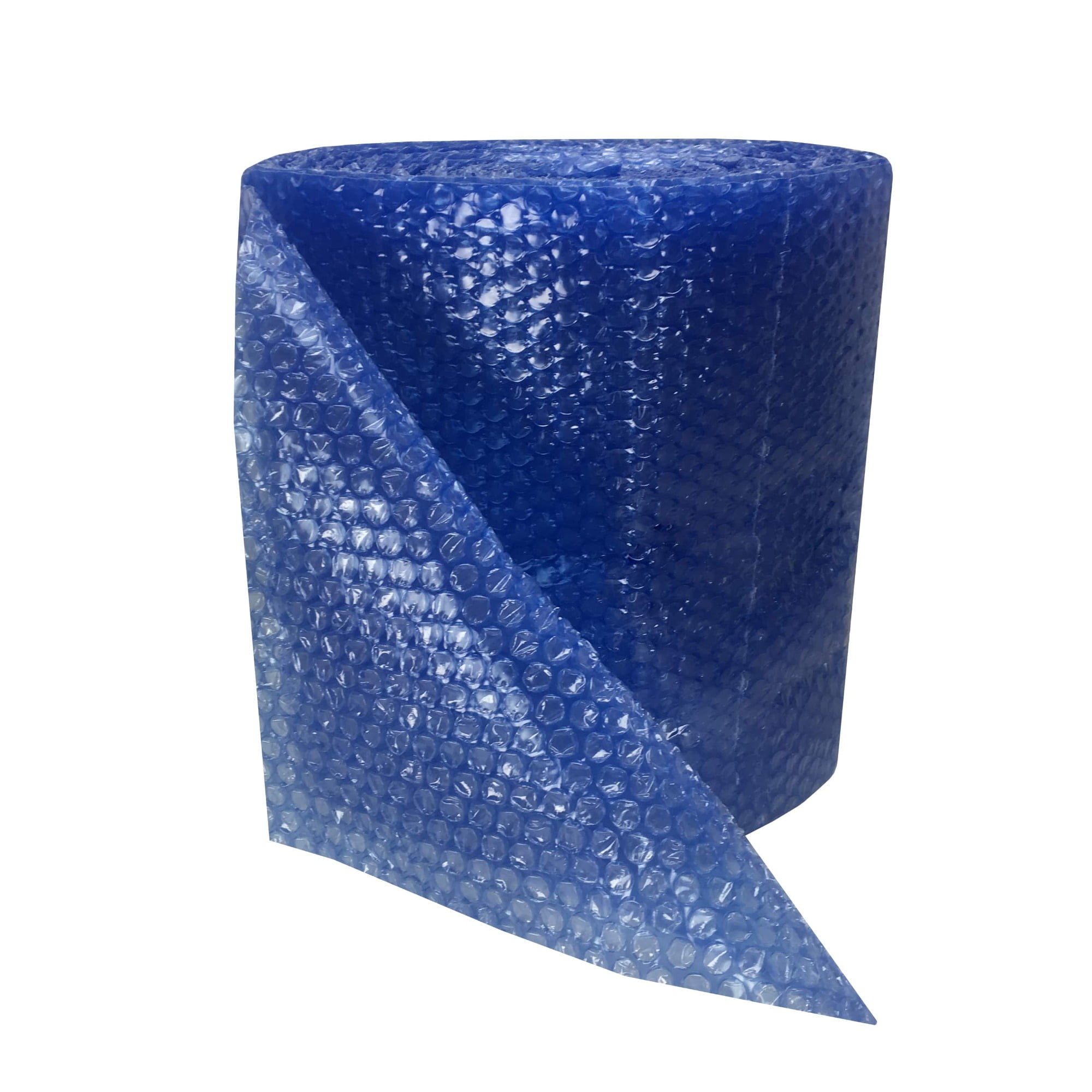 StarBoxes Small Bubble Blue Wrap - 60' x 12" Wide perforated every 12 ...