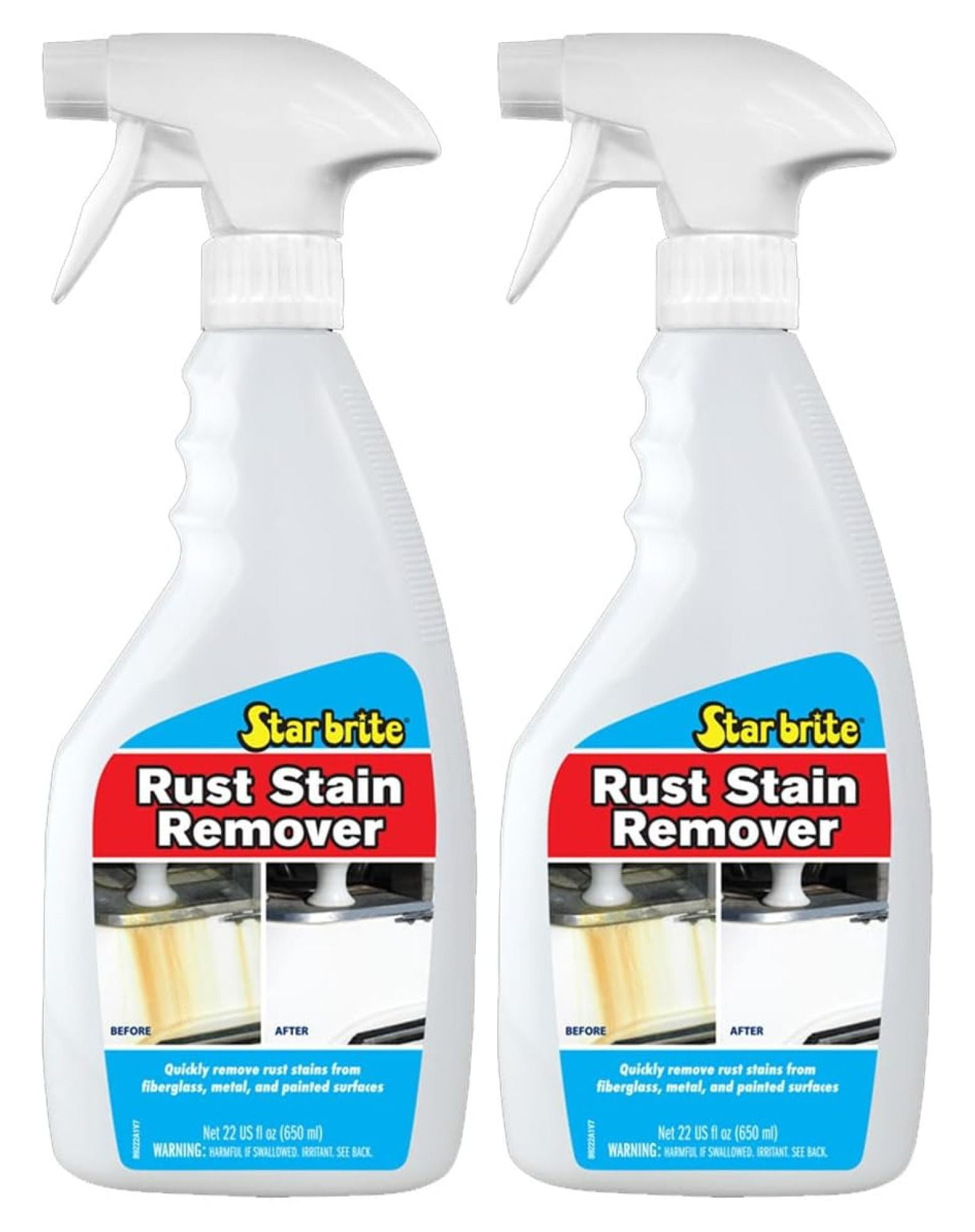 StarBrite Rust Stain Remover Spray 22 Oz - Instantly Dissolve Corrosion ...
