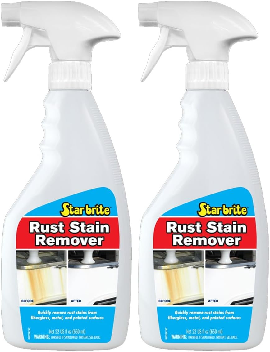 StarBrite Rust Stain Remover Spray 22 Oz - Instantly Dissolve Corrosion ...