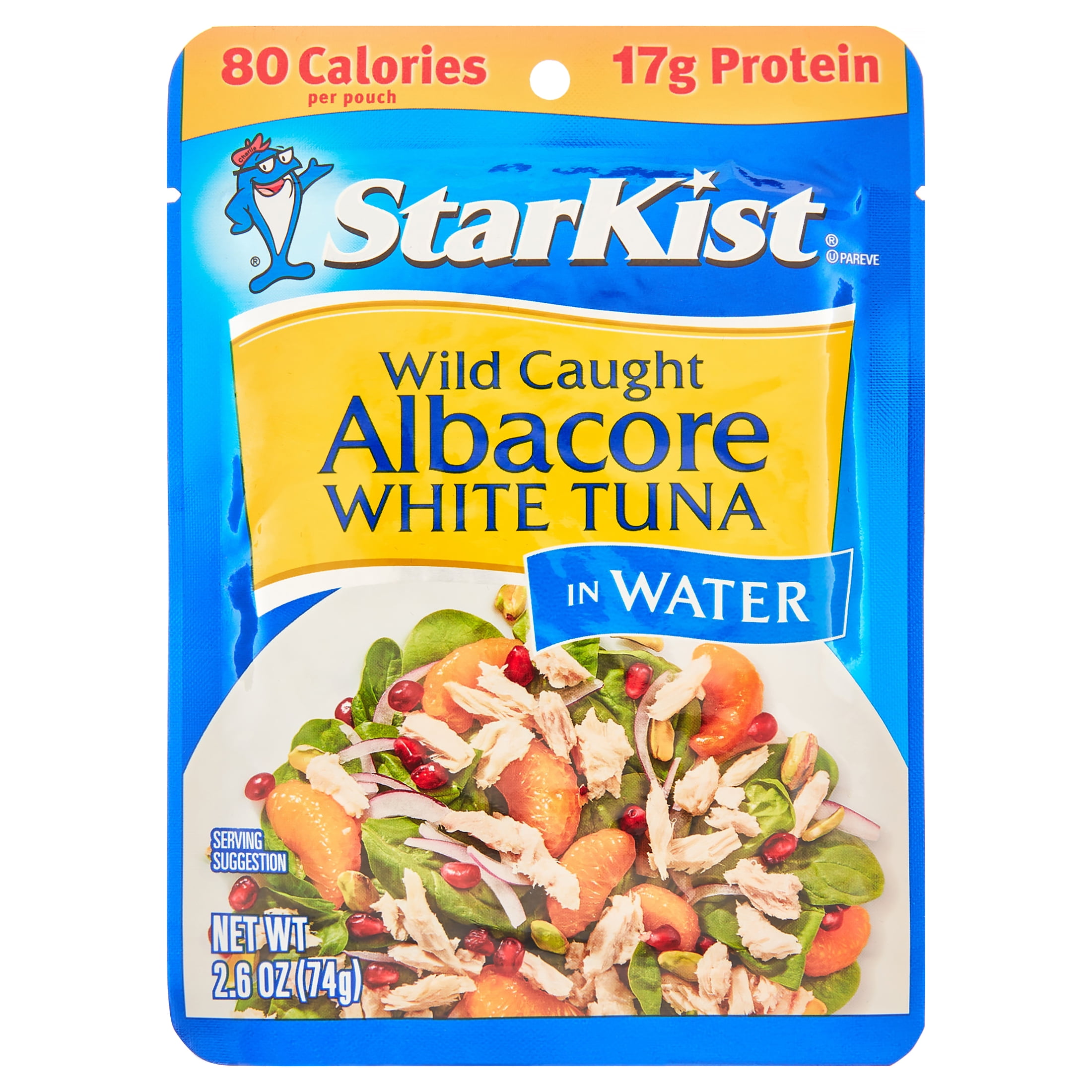 StarKist Albacore White Tuna in Water, 2.6 oz Pouch - Walmart.com