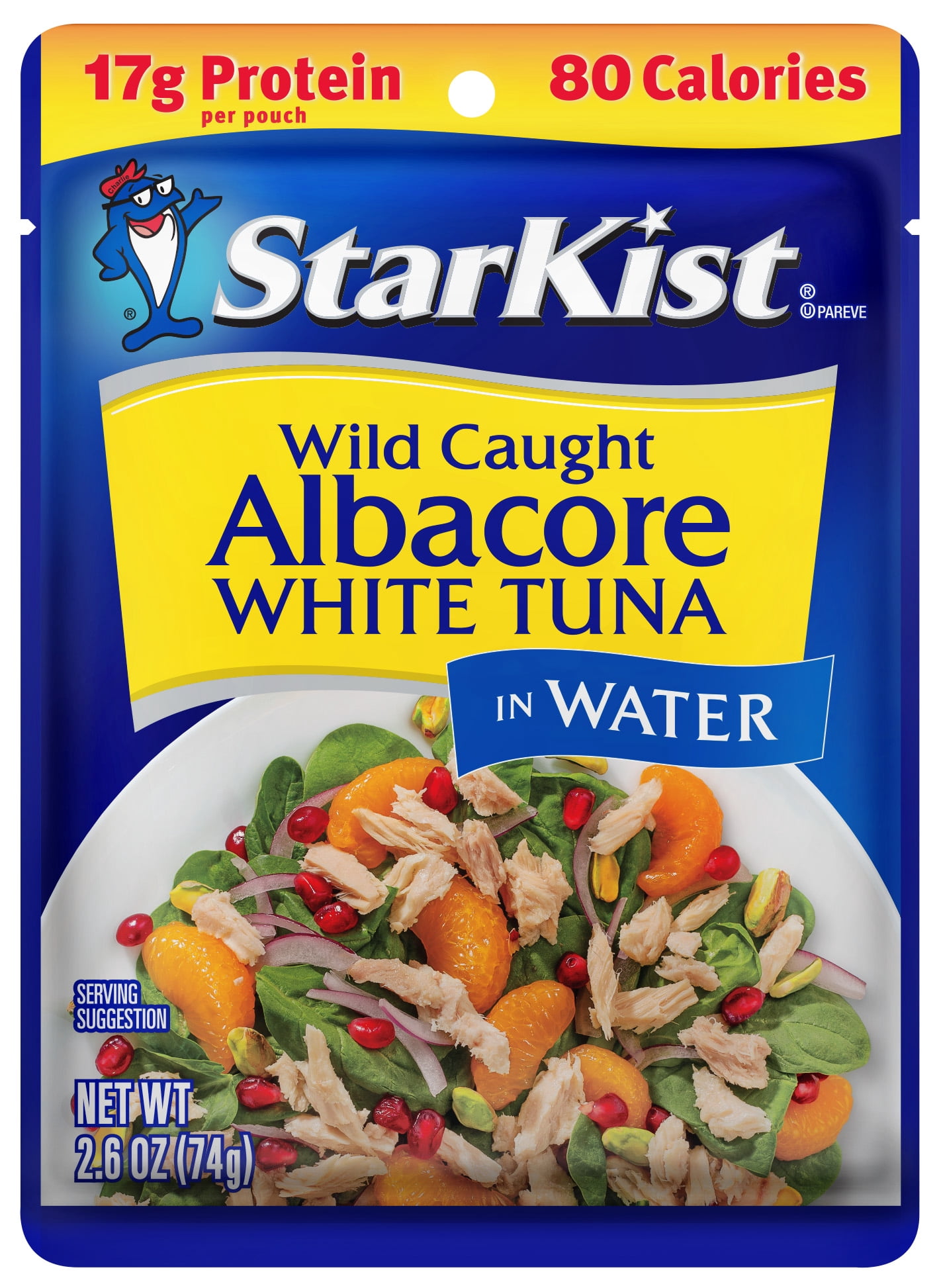 StarKist Albacore White Tuna in Water, 2.6 oz Pouch - Walmart.com