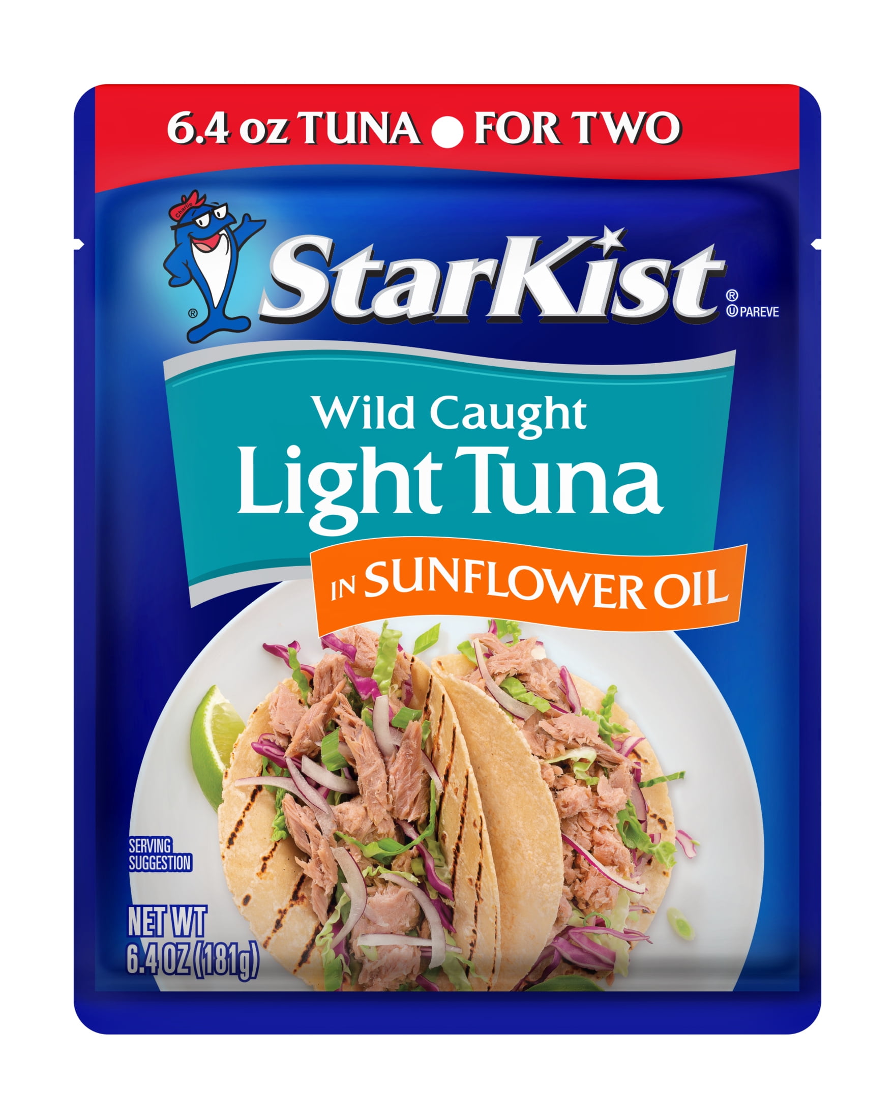 StarKist Chunk Light Tuna in Sunflower Oil, Salad Friendly, 6.4 oz ...