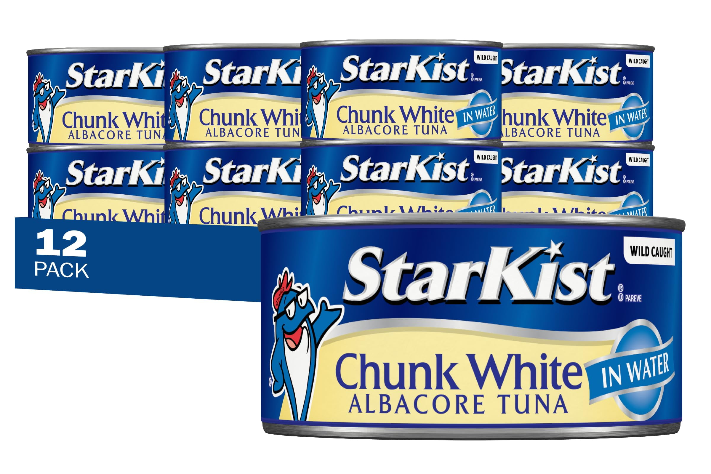 StarKist Chunk White Albacore Tuna in KKS1 Water, 12 Oz, Pack of 12 ...