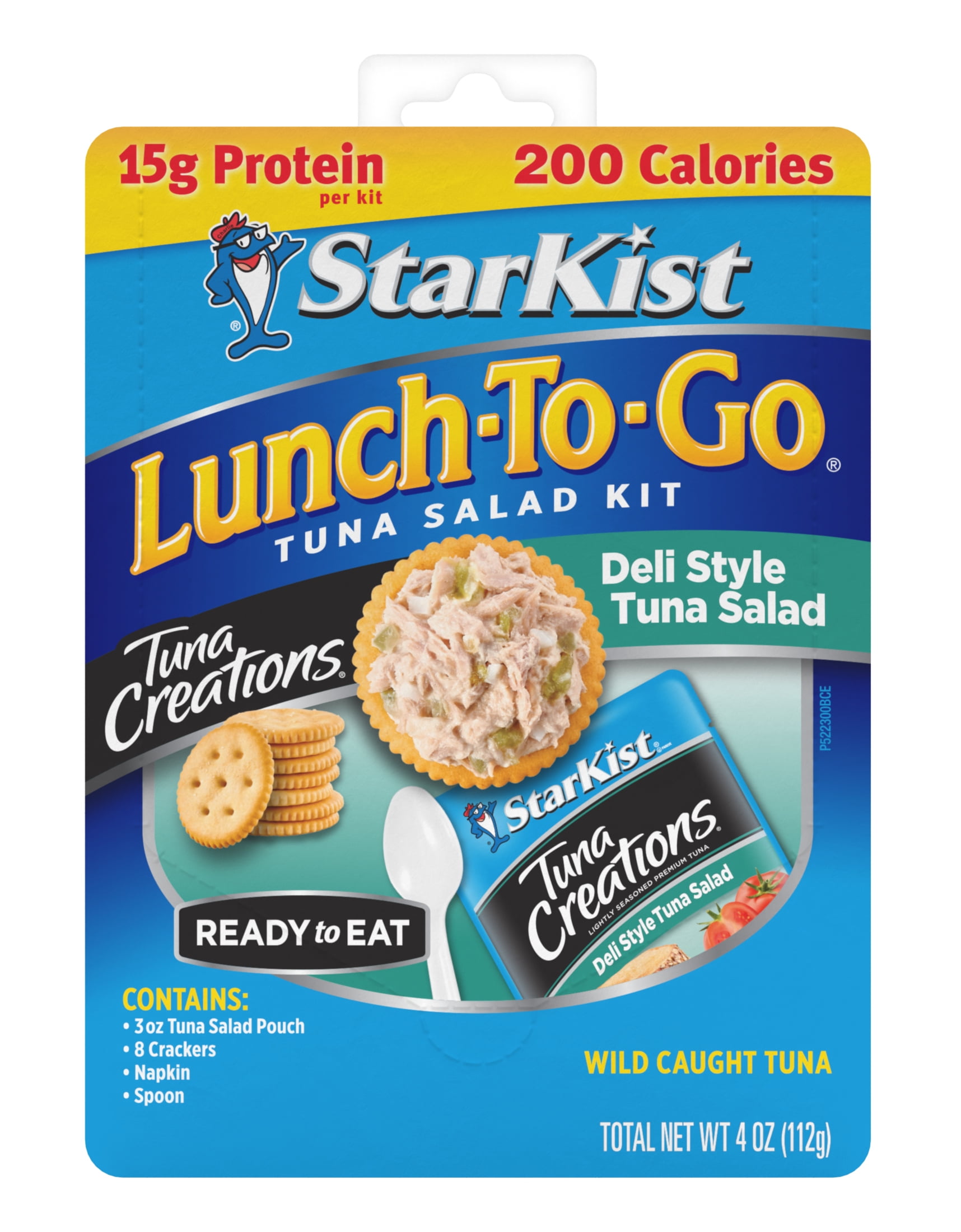 StarKist, Lunch To-Go Deli Style Tuna Salad Kit, 15 g Protein, 4.2 oz ...
