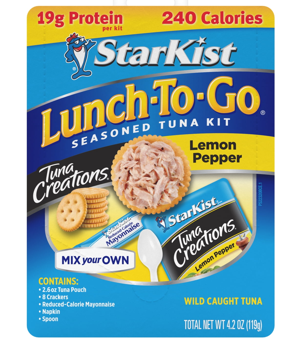 StarKist, Lunch To-Go, Lemon Pepper, 4.2 oz Kit - Walmart.com