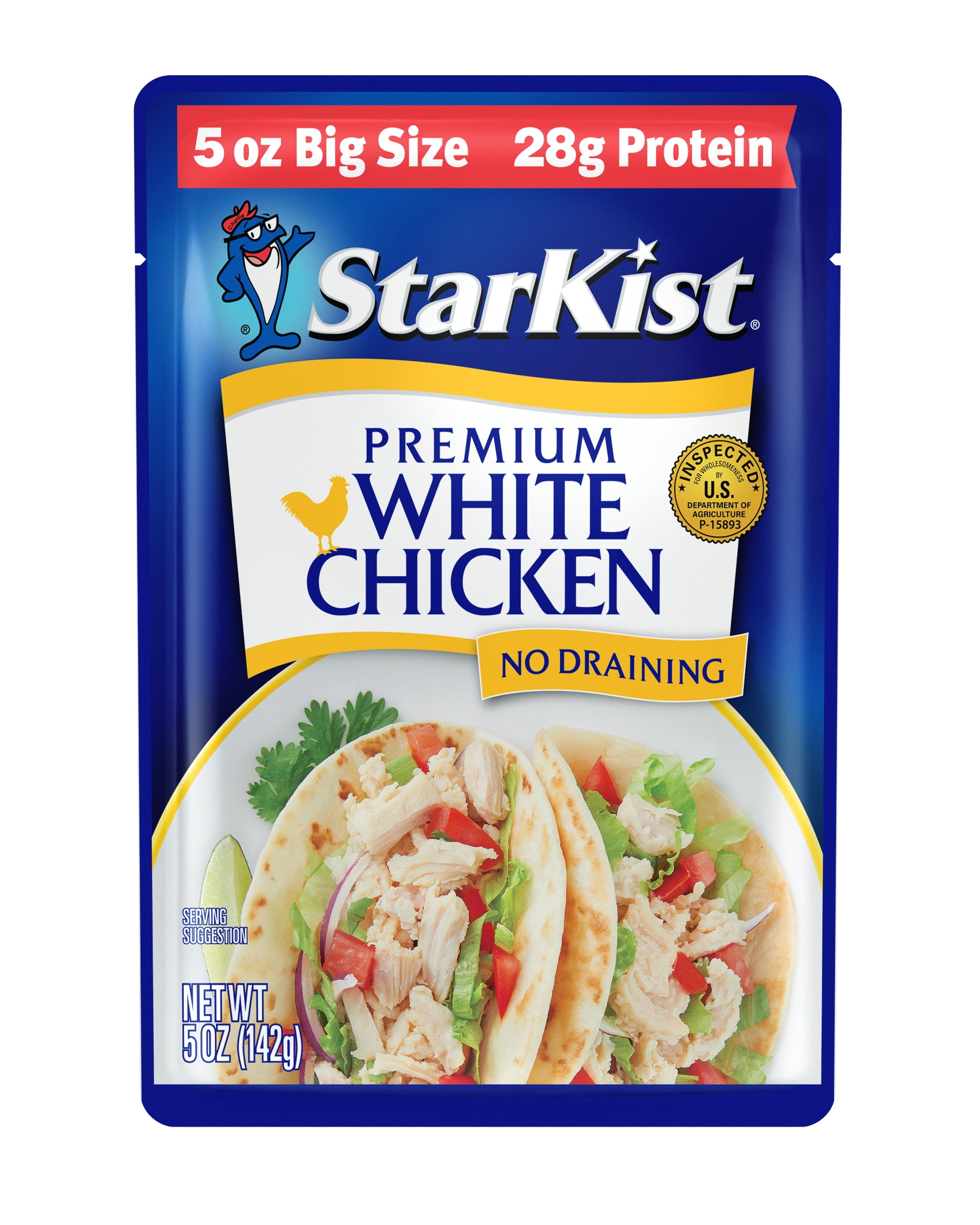StarKist Premium White Chicken, 5.0 oz Pouch - Walmart.com