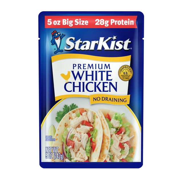 StarKist Premium White Chicken, 5.0 oz Pouch - Walmart.com