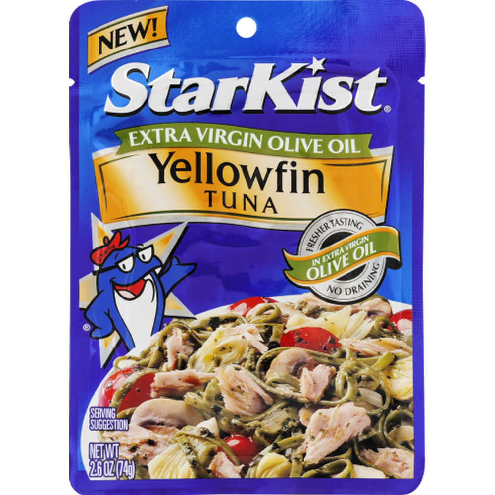 StarKist Selects Yellowfin Tuna in Extra Virgin Olive Oil, 2.6 Ounce ...