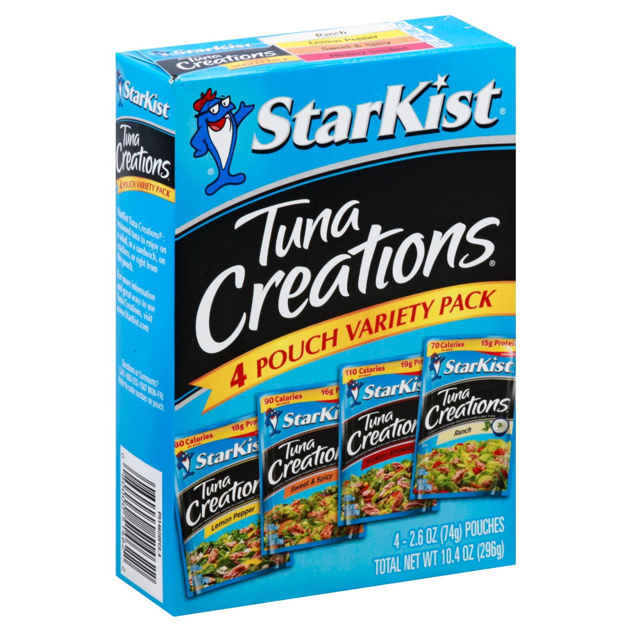 StarKist Tuna Creations 4 Pouch Variety Pack, 4 ct (Package May Vary ...