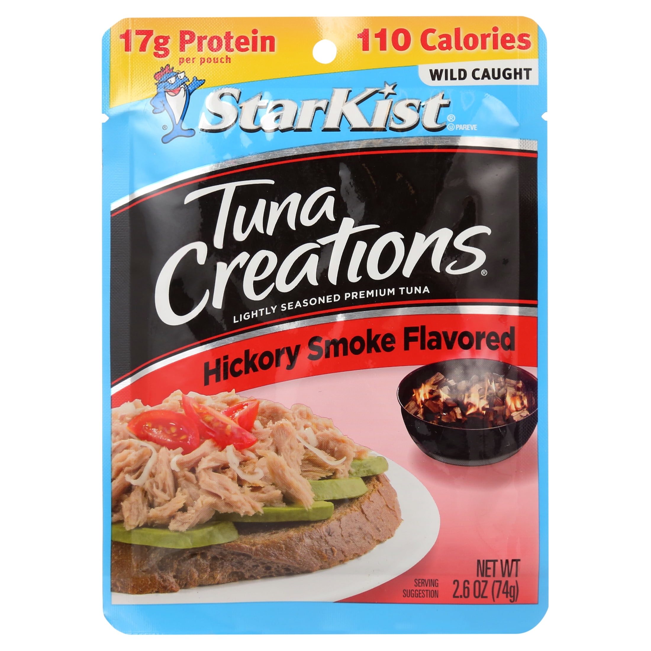StarKist Tuna Creations, Wild Caught Hickory Smoked, Keto-Friendly, 2.6 ...