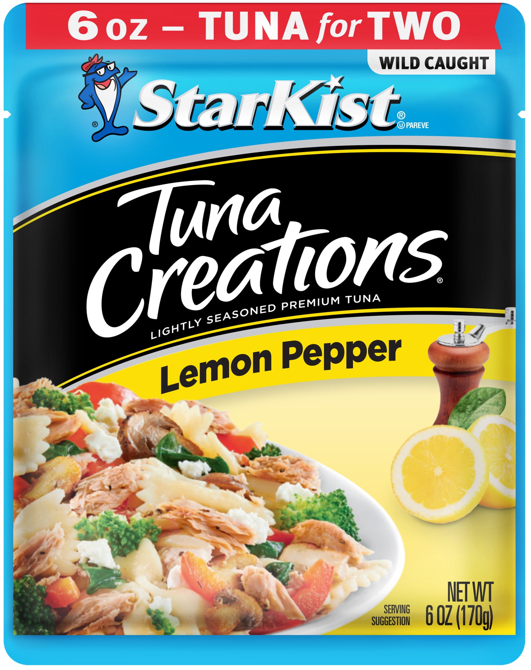 StarKist Tuna Creations, Lemon Pepper, 6.0 oz Pouch - Walmart.com