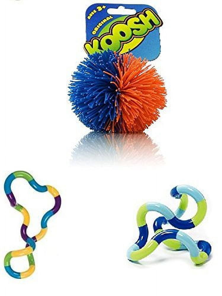 StarMagic Koosh Ball and Tangle Jr. Classic Sensory Fidget Toy - Both ...