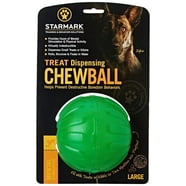 Chew King 2.5" Durable Rubber Fetch Balls Dog Toy, 8 Pack - Walmart.com