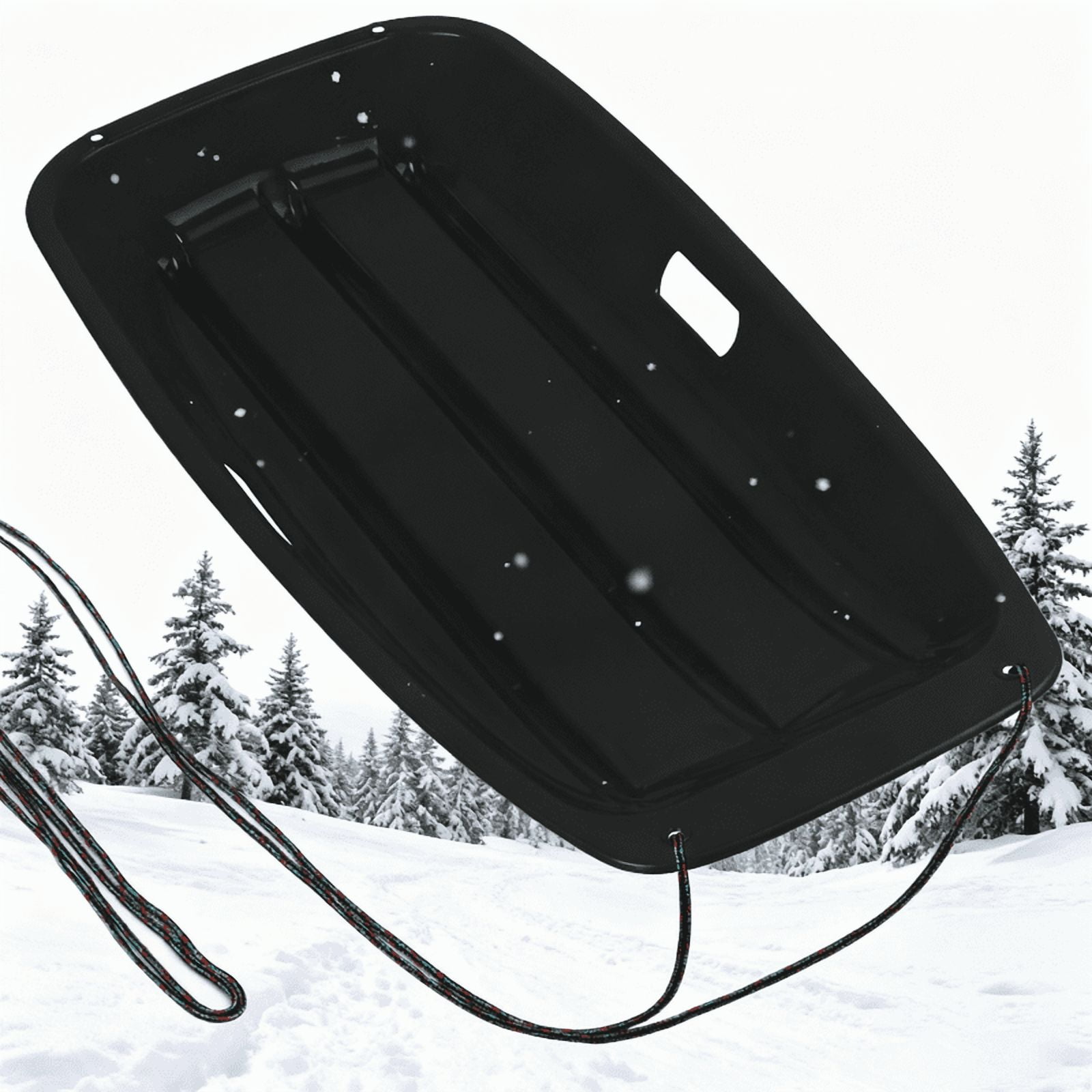StarQualityBargain 36-Inch Durable Downhill Sprinter Toboggan Snow Sled ...