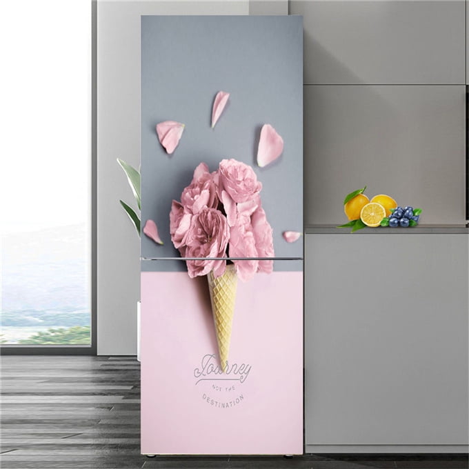 StarRefrigerator Sticker For Kitchen Peel & Stick Vinyl Wall Mural DIY ...