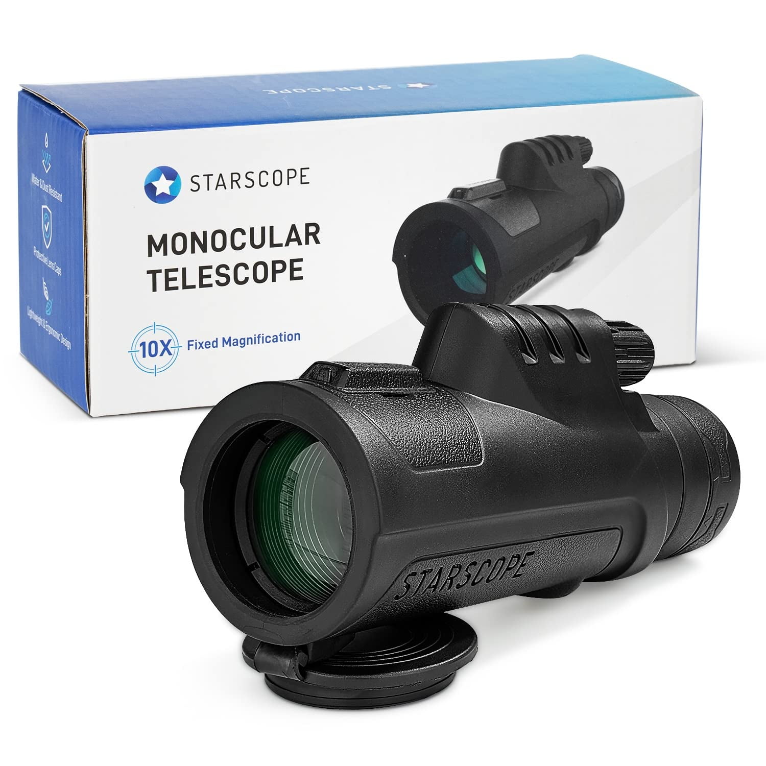 StarScope Monocular Telescope 10x42 - Mini Monoculars for Adults High ...
