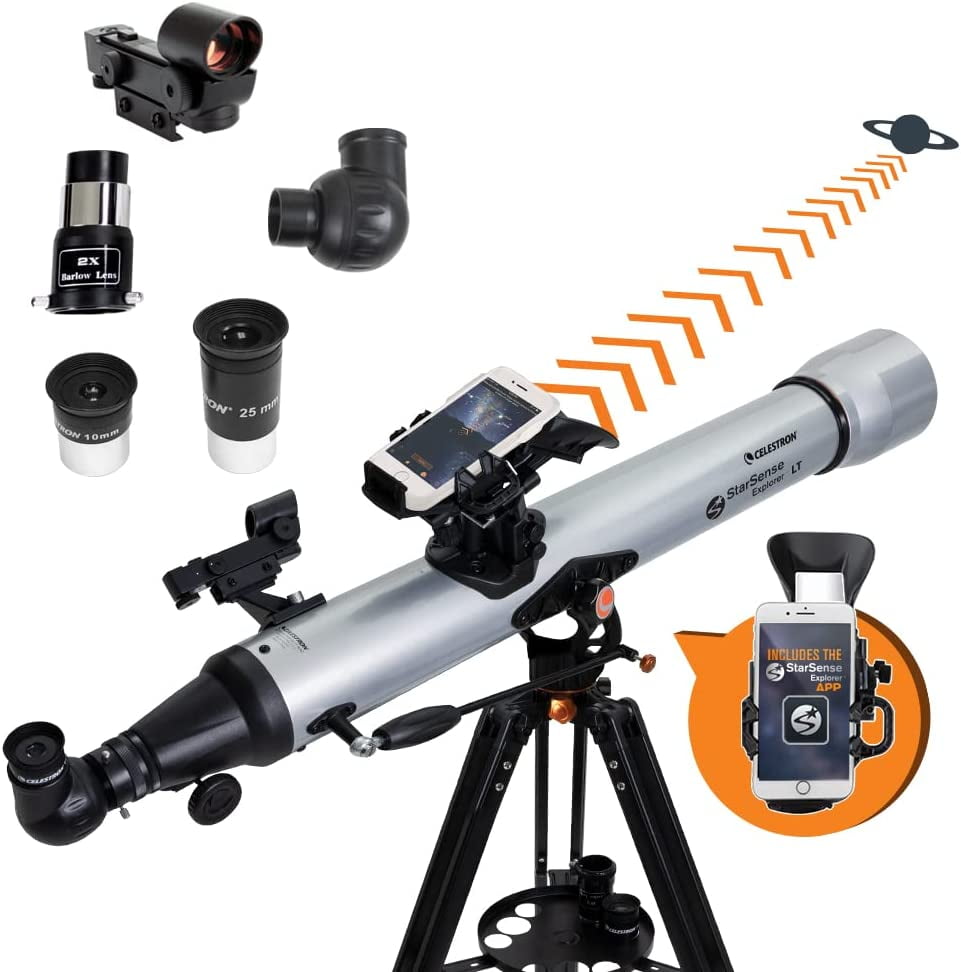 StarSense Explorer LT 80AZ App-Enabled Telescope – 80mm Refractor with ...