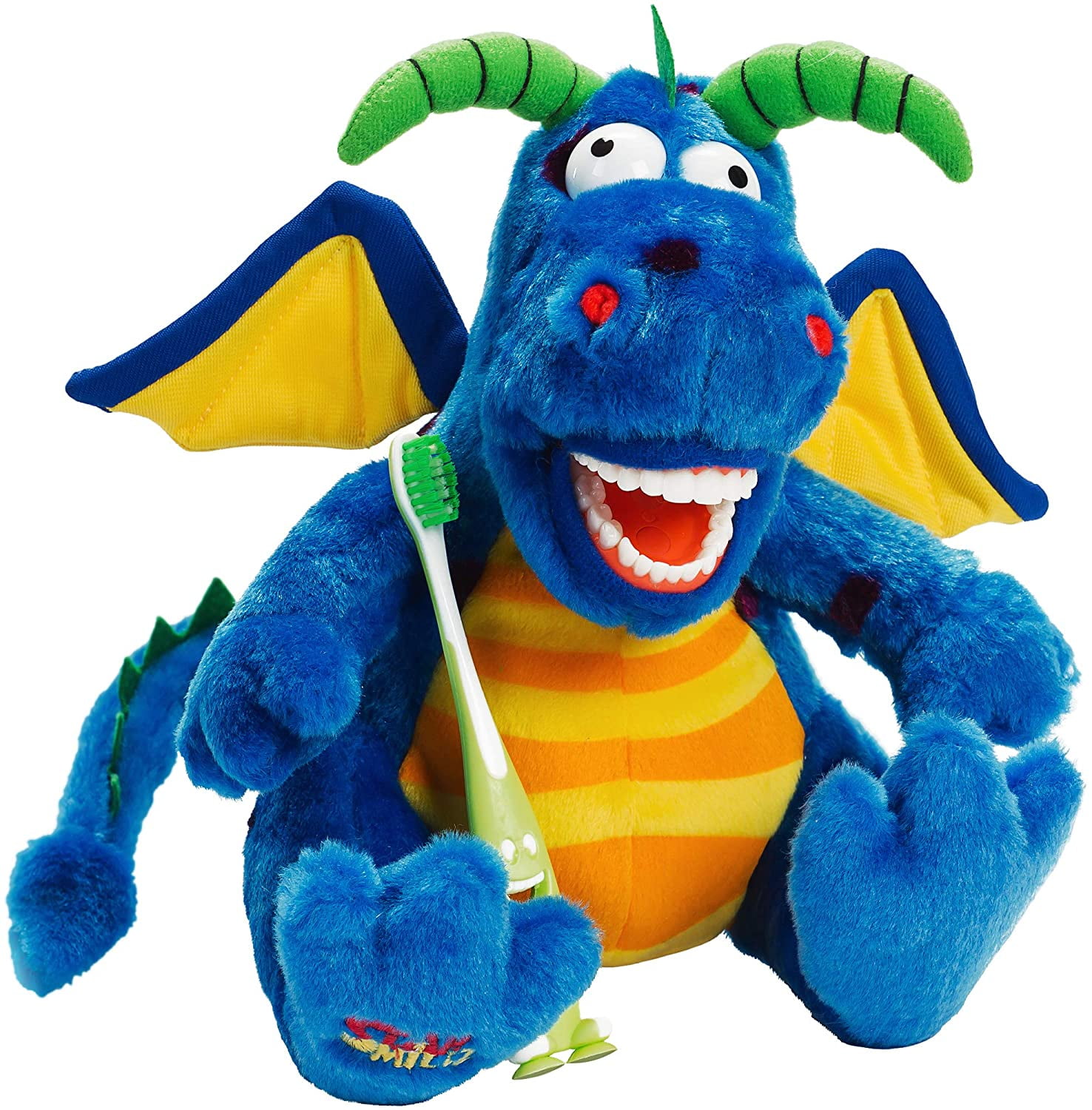 StarSmilez Kids Tooth Brushing Buddy Lil Magi Dragon Plush Dental ...