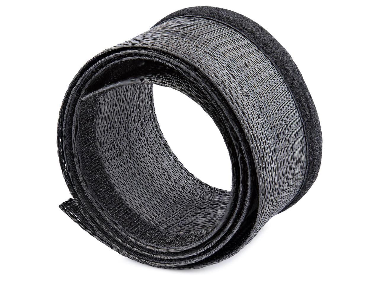 StarTech 10ft Electrical Cord Wrap, Braided Mesh Cable Management ...