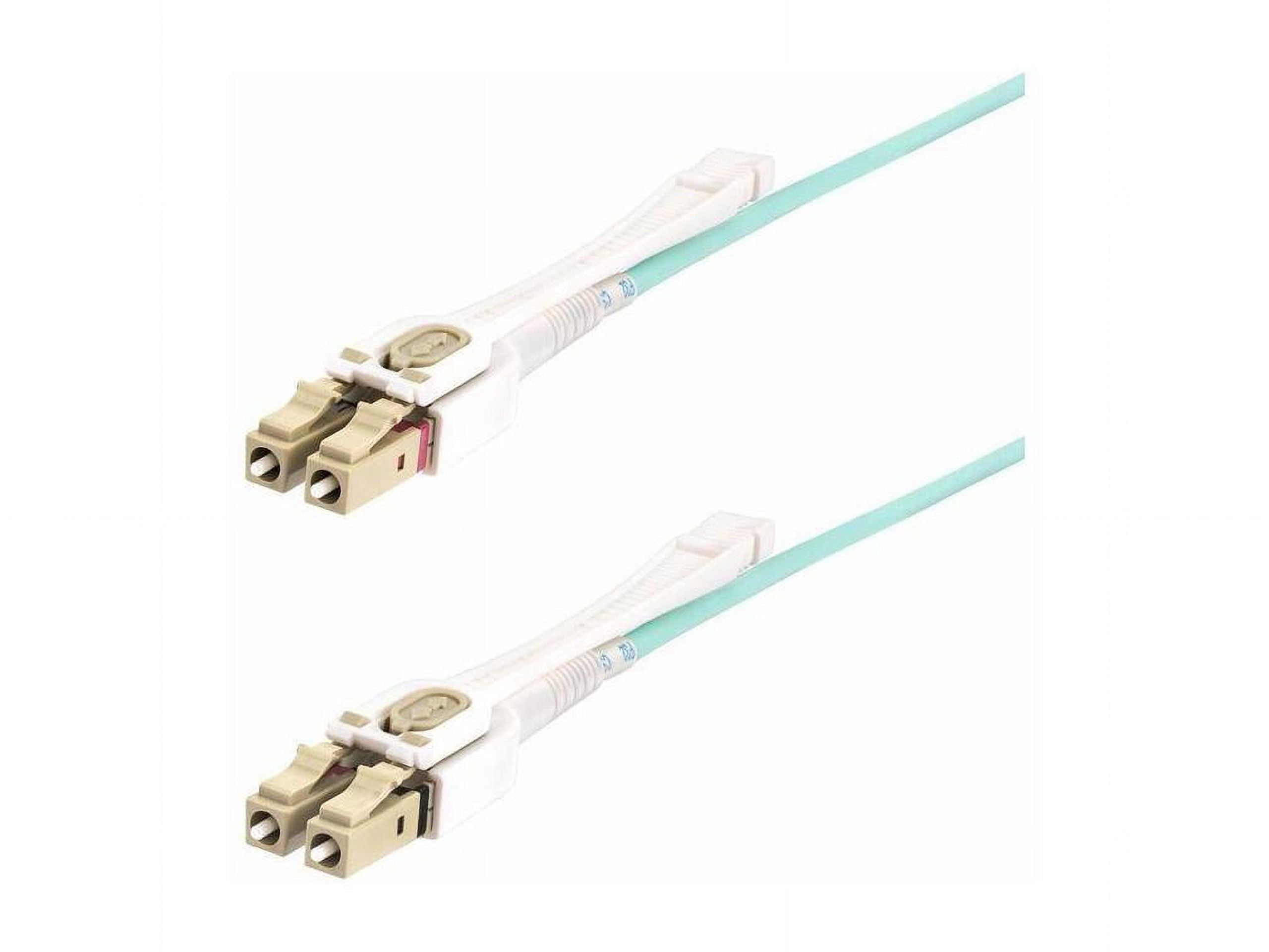 StarTech 10m LC to LC (UPC) OM4 Multimode Fiber Optic Cable w/Push-Pull ...