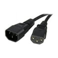 StarTech.com 3 ft 14AWG Computer Power Cord Extension - C14 to C13 ...