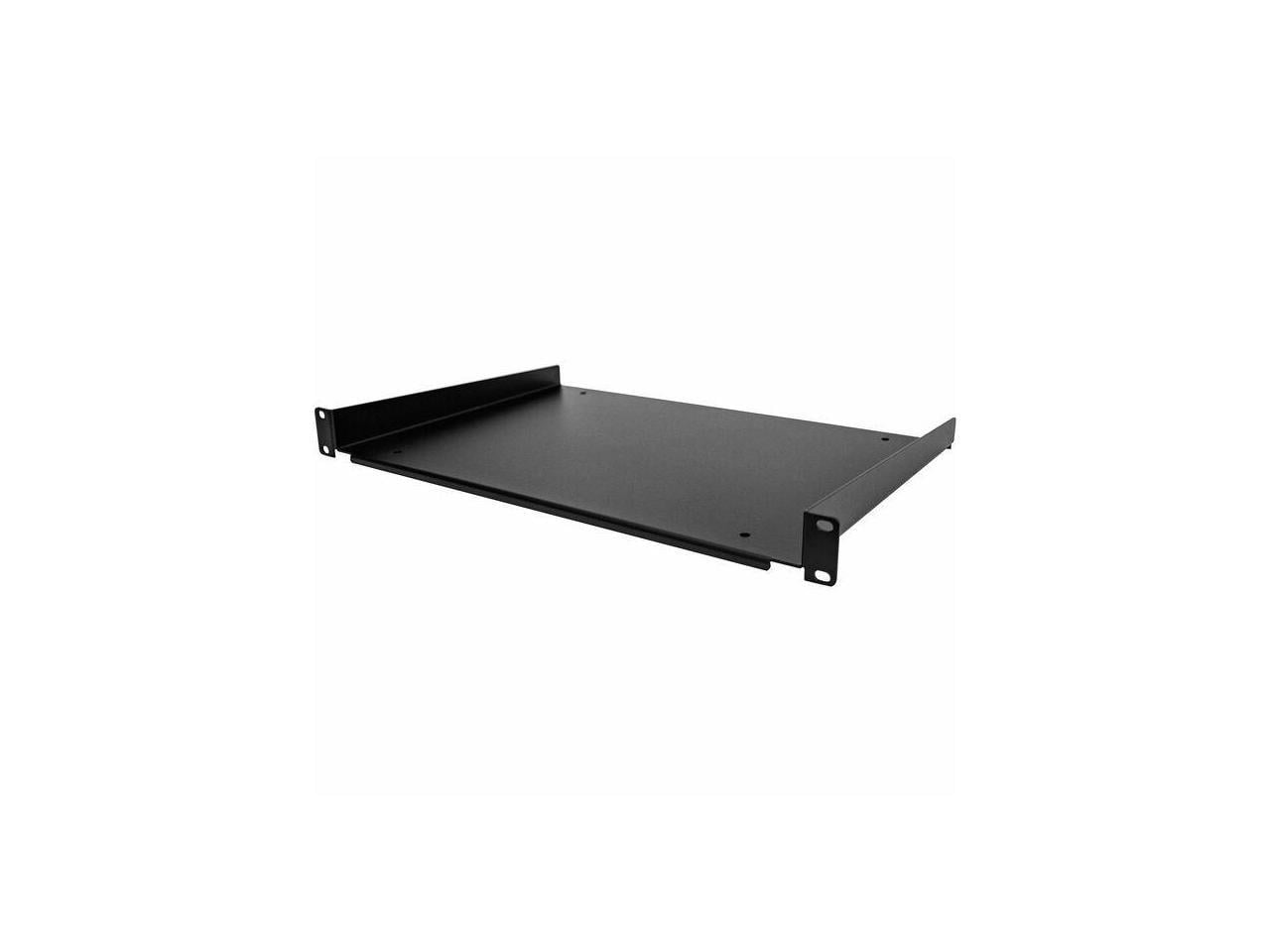 StarTech 1U Server Rack Shelf - 12 Deep - Universal Rack Mount ...