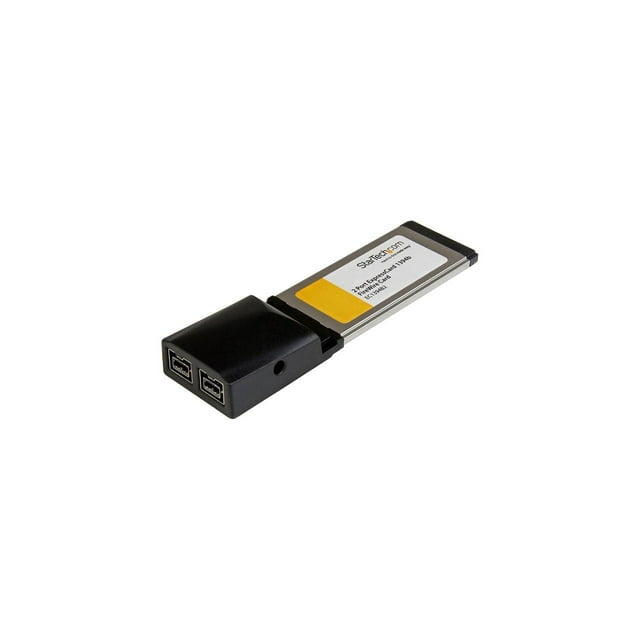 StarTech 2 Port ExpressCard 1394b FireWire Laptop Adapter Card ...