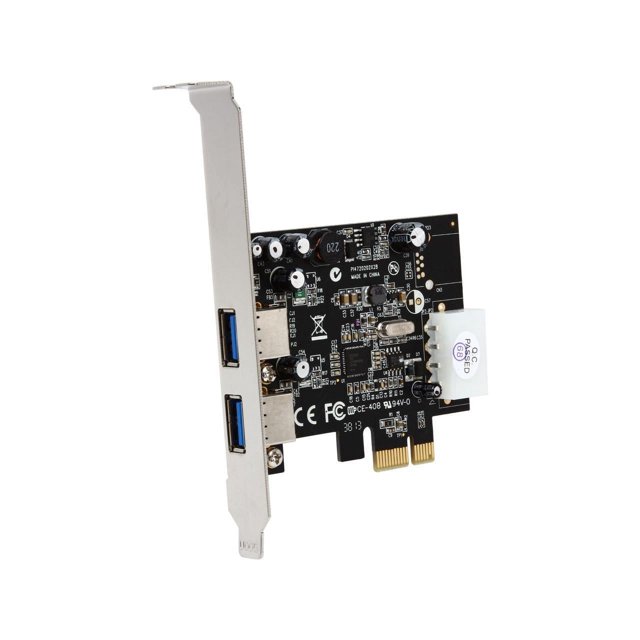 StarTech 2-Port PCI Express (PCIe) SuperSpeed USB 3.0 Card Adapter with UASP - Walmart.com