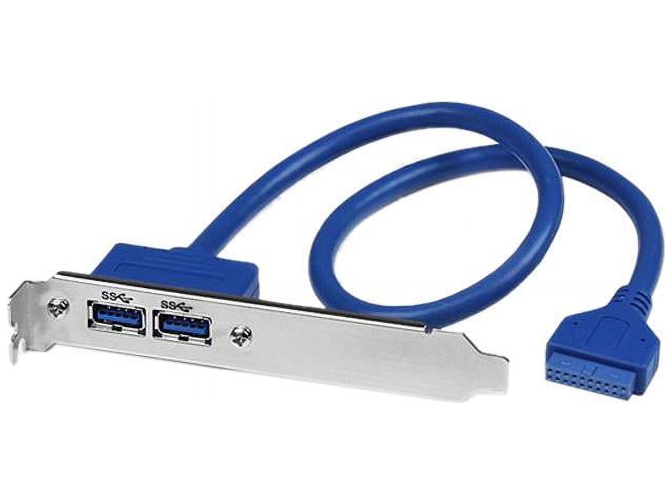 StarTech 2-Port USB 3.0 A Female Slot Plate Adapter - Walmart.com