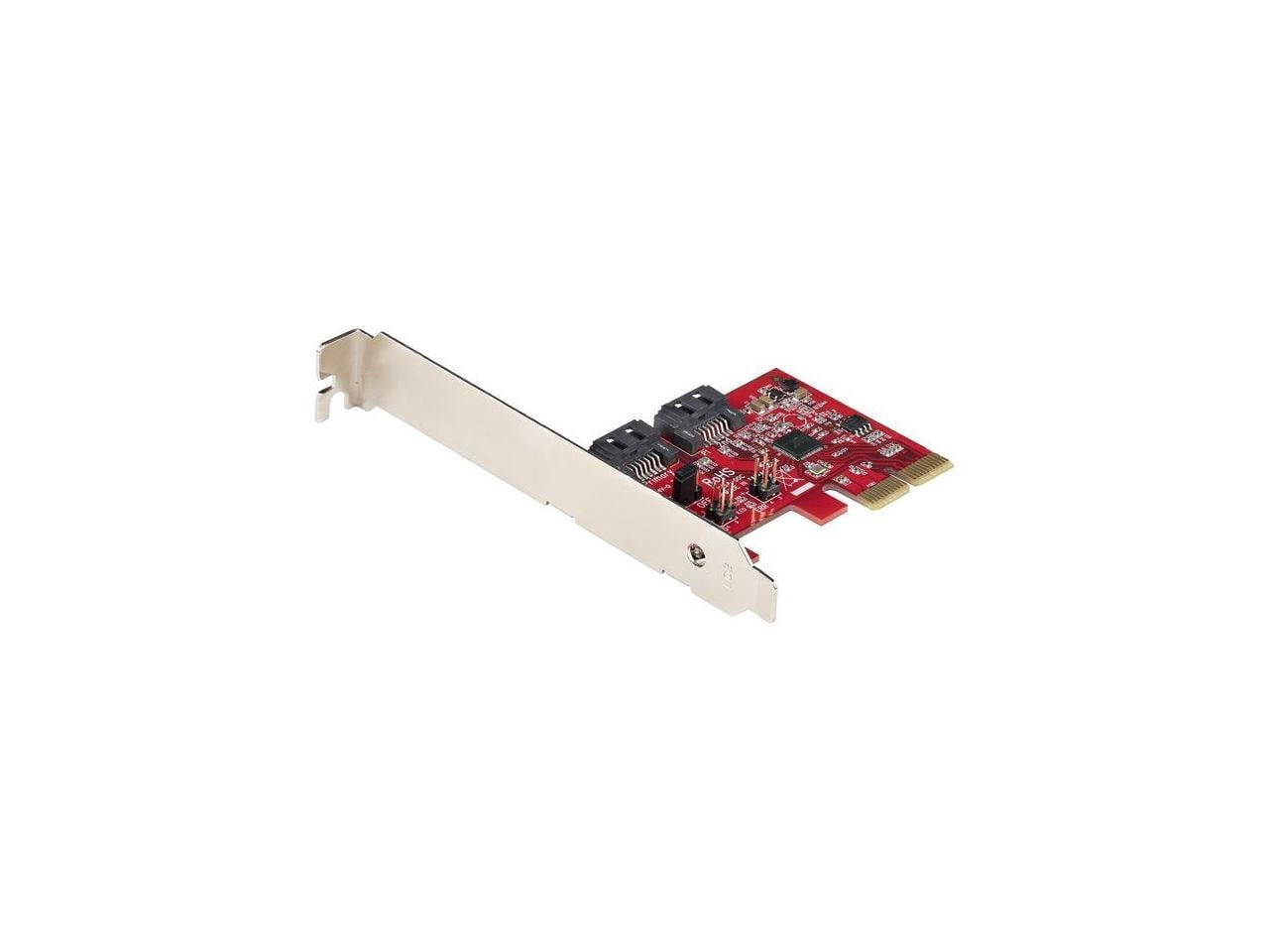 StarTech 2P6GR-PCIE-SATA-CARD SATA PCIe Card, 2 Port PCIe SATA ...