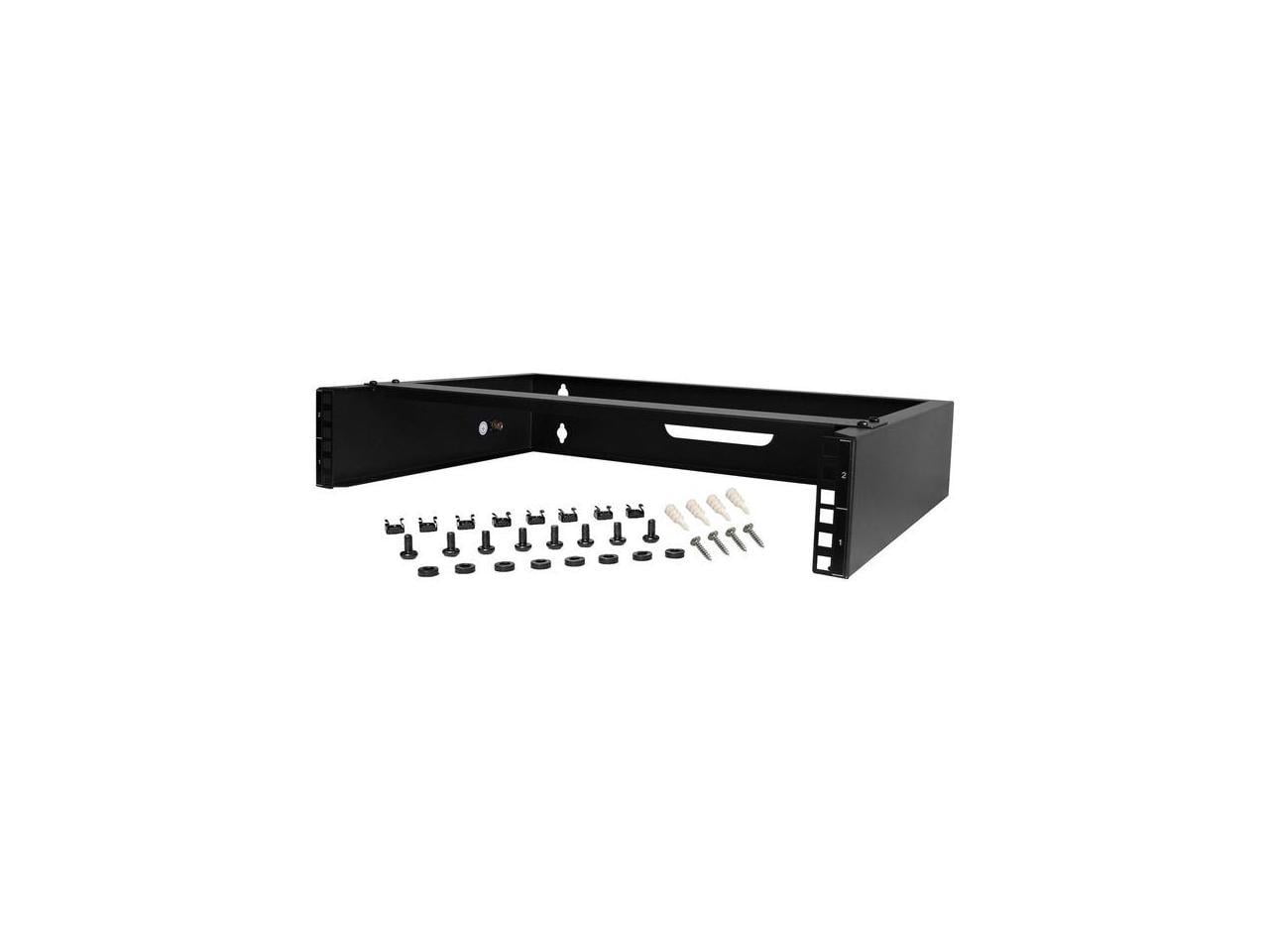 StarTech 2U Wall Mount Network Server Rack, Easy Installation Support ...