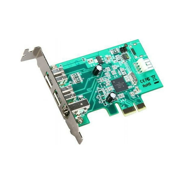 StarTech 3 Port Low Profile 1394 PCI Express FireWire Card Adapter ...