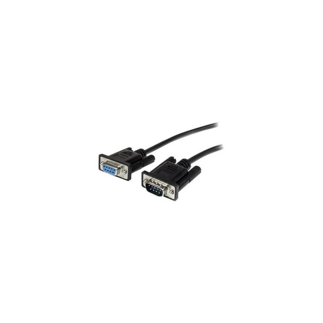 StarTech 3m Black Straight Through DB9 RS232 Serial Cable - M/F ...