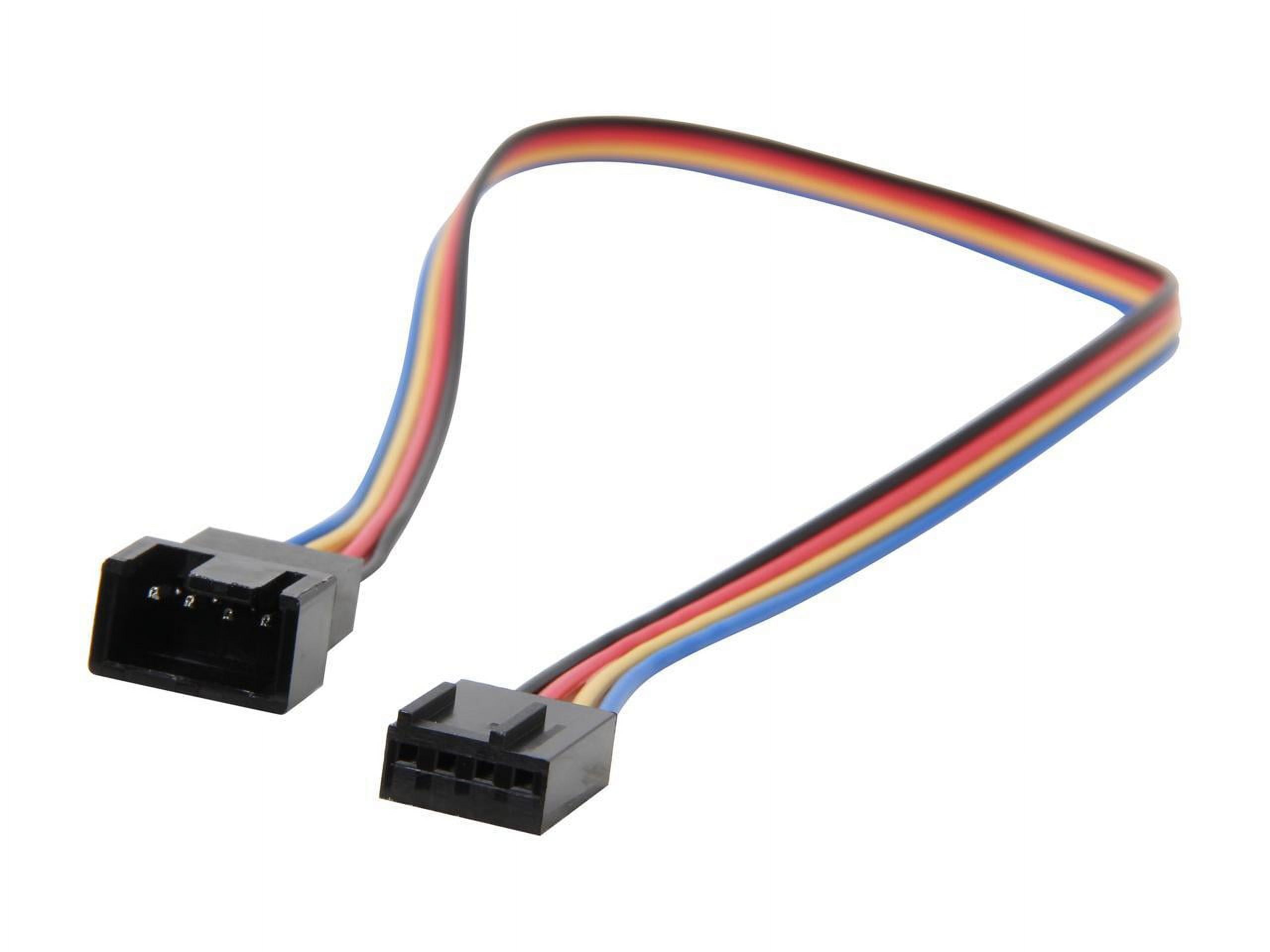 StarTech.com FAN4EXT12 1 ft. 4 Pin Fan Power Extension Cable - F/M ...