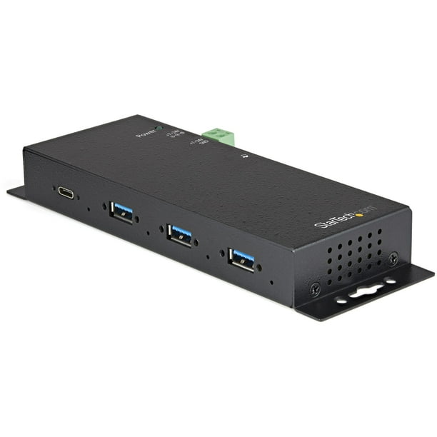 StarTech 4 Port 10Gbps Metal Industrial USB C Hub HB31C3A1CME - Walmart ...
