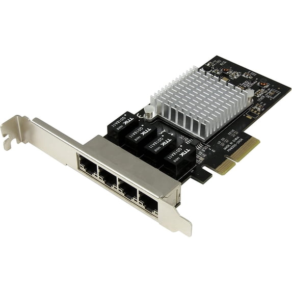 StarTech 4-Port Gigabit Ethernet Network Card - Walmart.com
