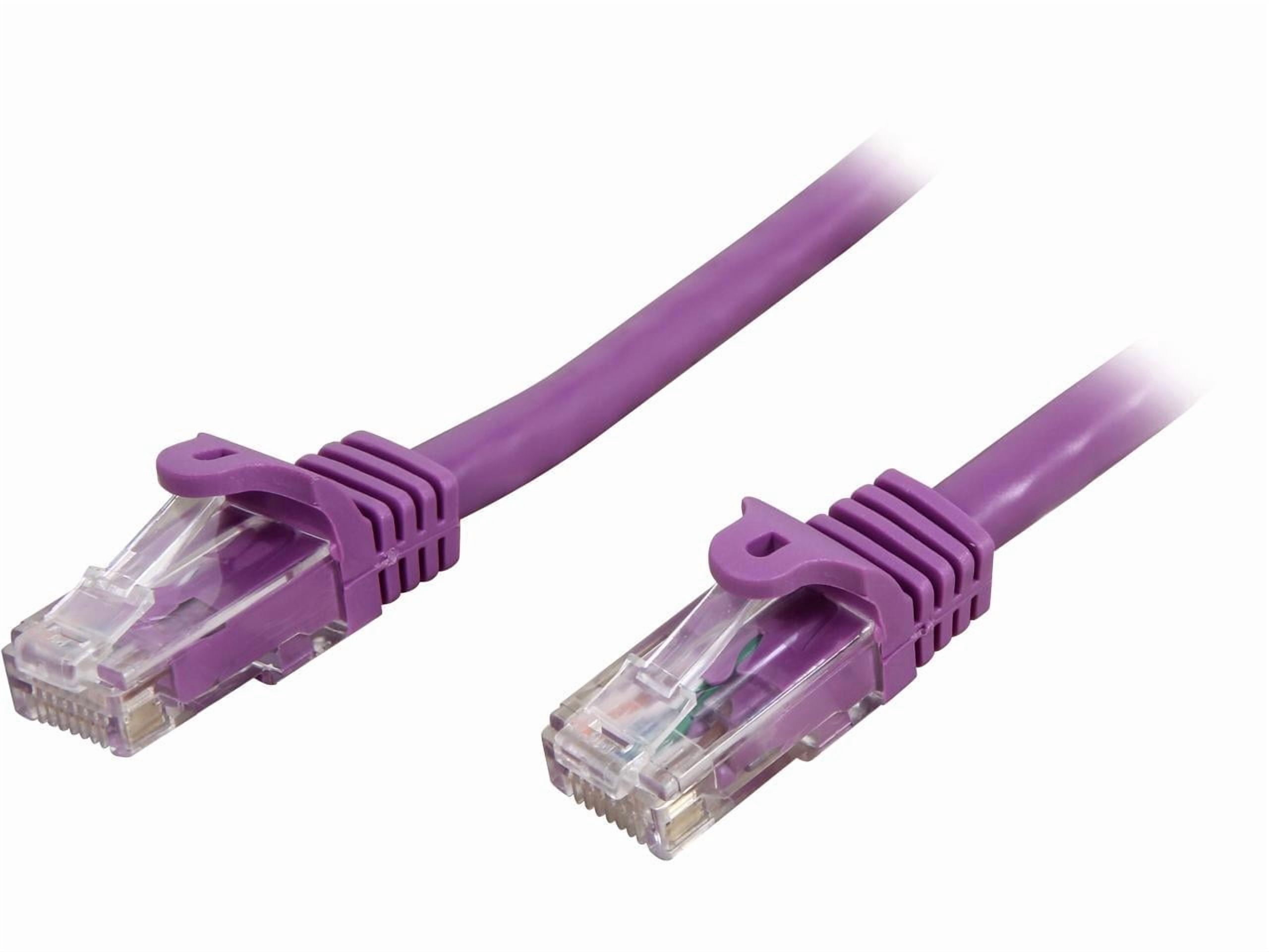 StarTech 50ft CAT6 Ethernet Cable - Purple CAT 6 Gigabit Ethernet Wire ...