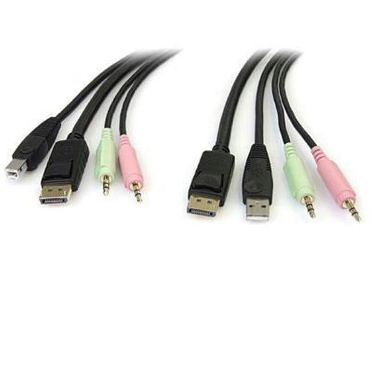StarTech 6 ft.4-in-1 KVM Switch Cable - Black - 6' - Walmart.com