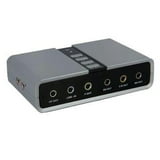 StarTech.com 7.1 USB Audio Adapter External Sound Card with Stereo for ...