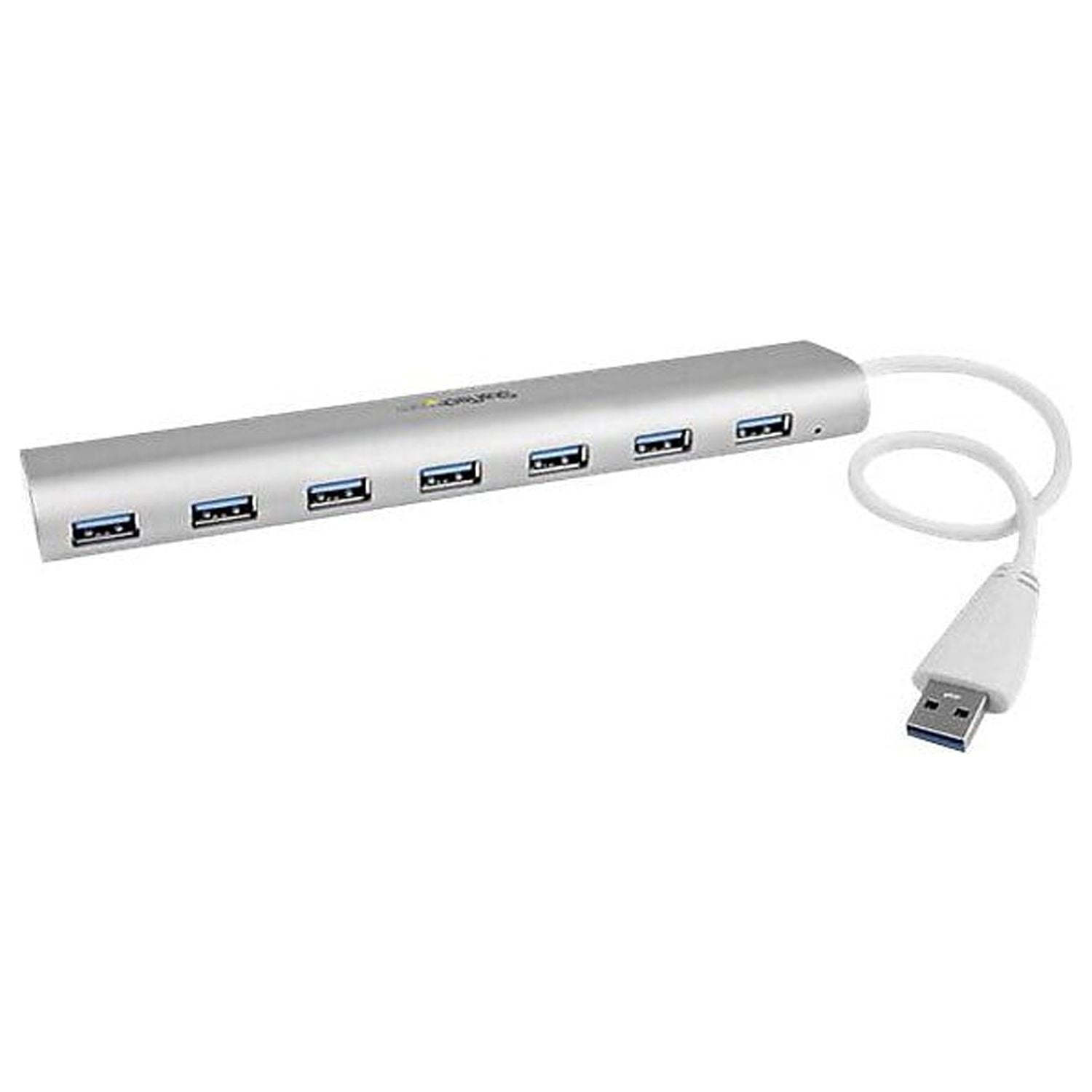 StarTech 7 Port Compact USB 3.0 Hub with Built-in Cable - Aluminum USB ... StarTech 7 Port Compact USB 3.0 Hub with Built-in Cable - Aluminum USB ...