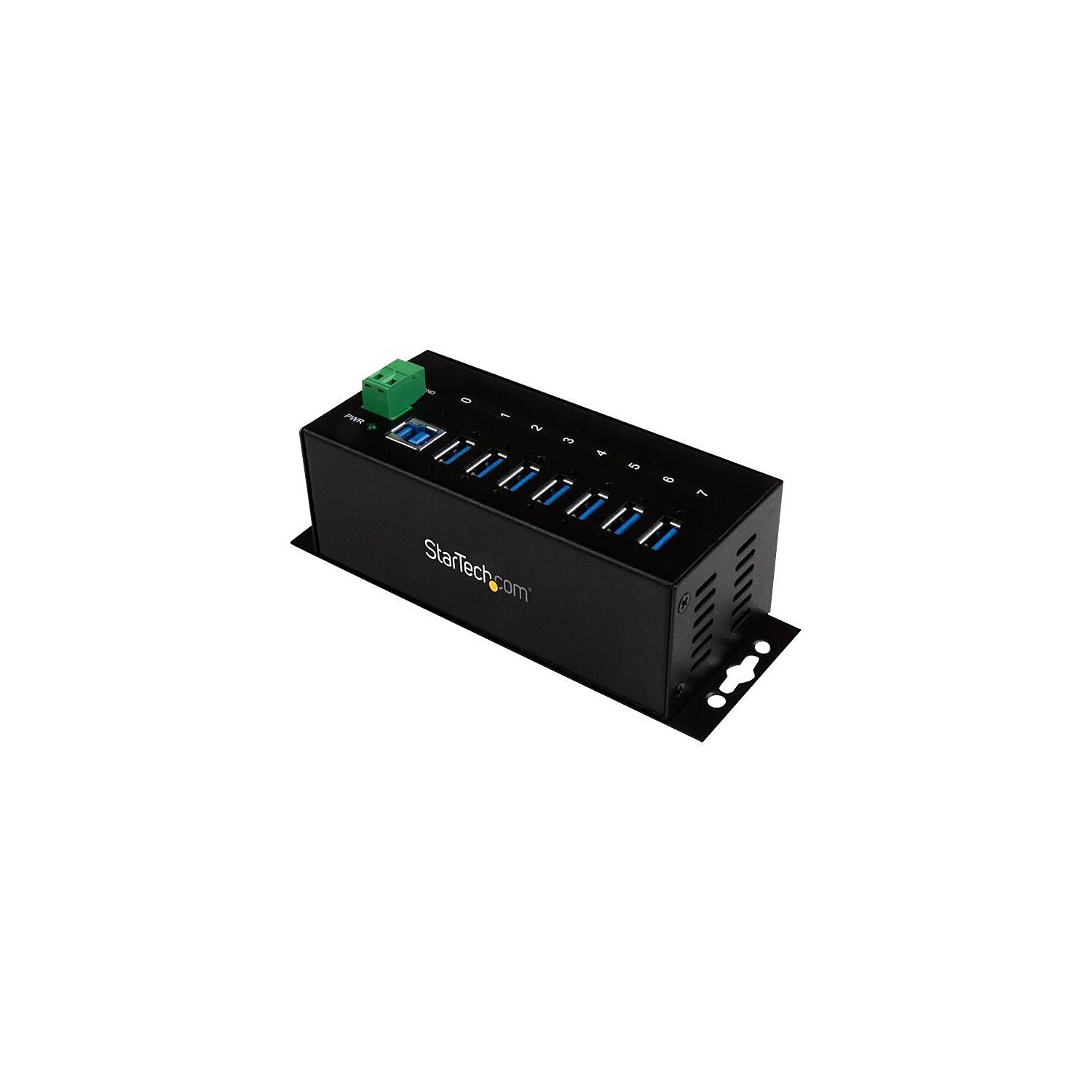 StarTech 7-Port Industrial USB 3.0 Hub ESD and Surge Protection ...