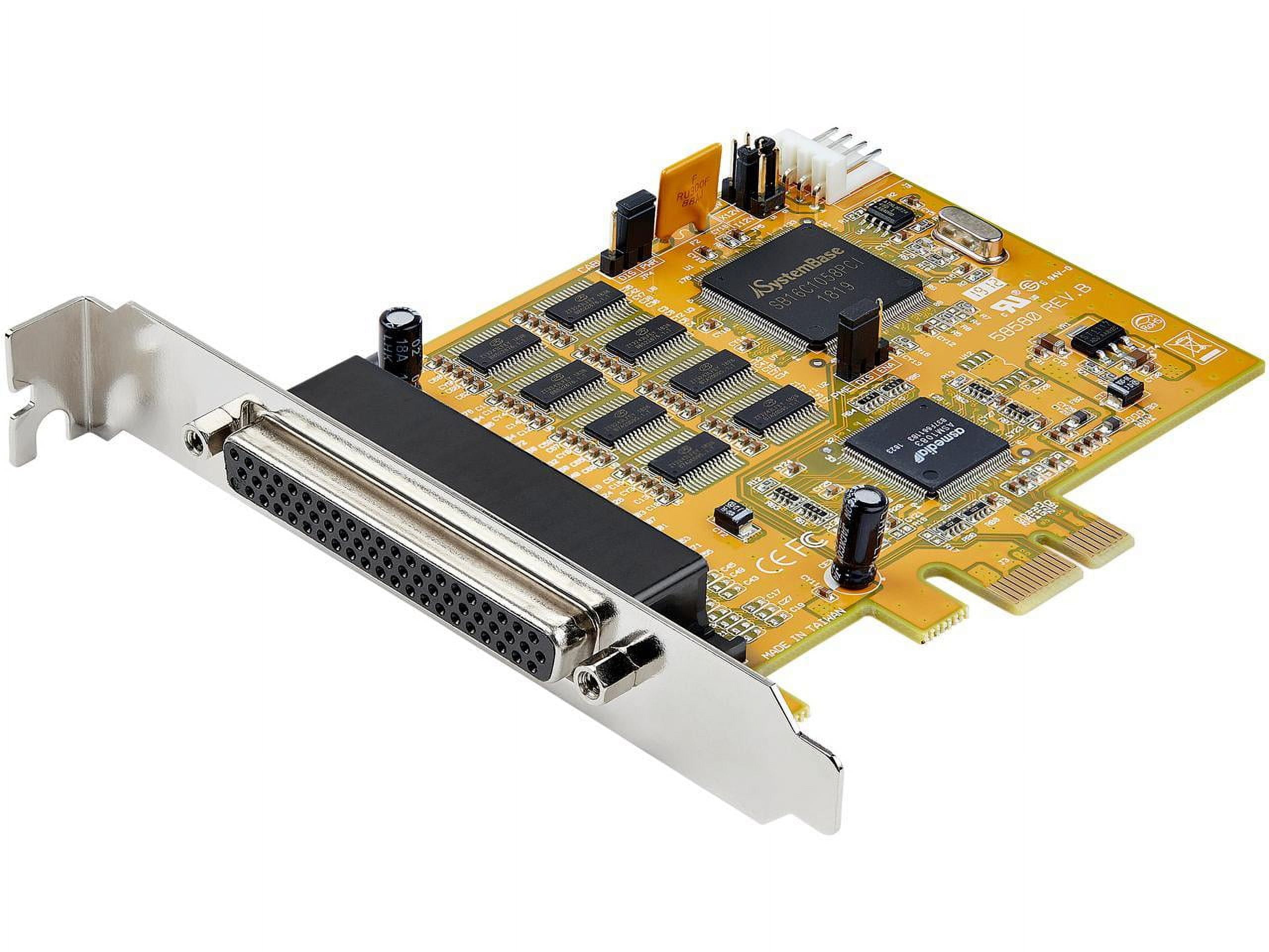 StarTech.com 8 Port PCI Express RS232 Serial Adapter Card - Walmart.com